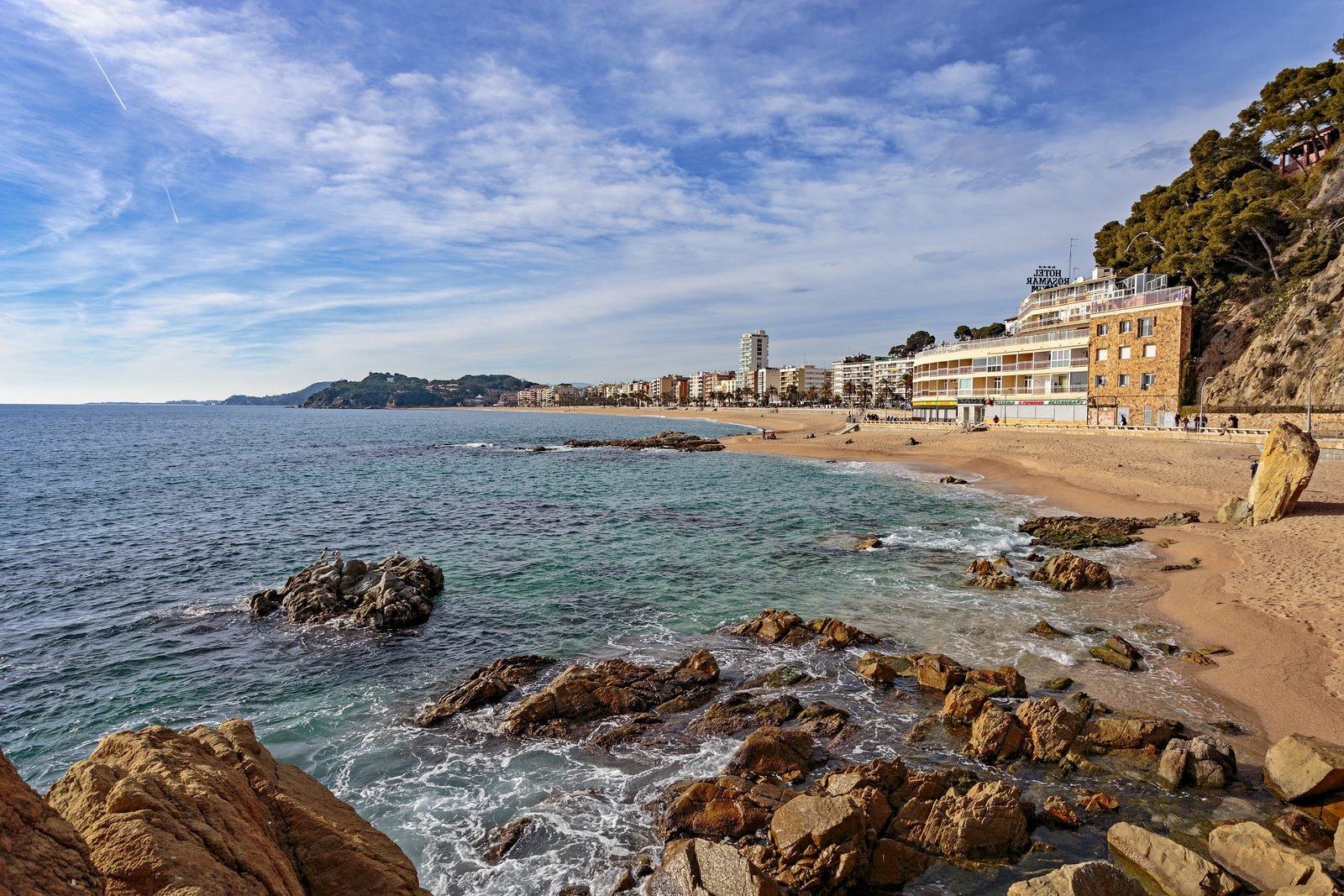 M2 Lux - Walk along the coast in Lloret de Mar, Costa Brava, Spain.